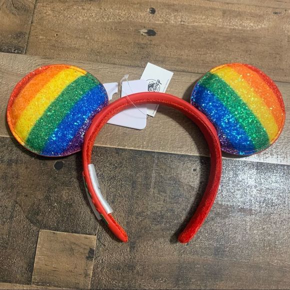 Disney | Accessories | Disney Rainbow Mickey Ears | Poshmark